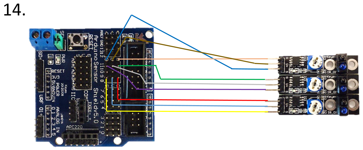 Tutorial de Montagem Robô 1 – Etapa 4(final) - Arduino - EletrônicaBR.com