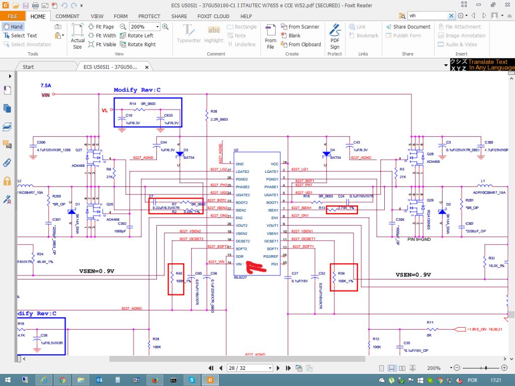 Cce W52 Placa Mãe Ecs U50SI1 Não Liga nem tem 3v nem 5v - Notebook's ...