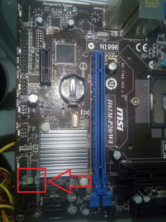 MSI / H61M-P20/W8/ não liga - Motherboards, PCs, All in One & Cia - EletrônicaBR.com